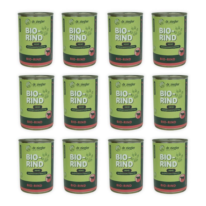 Dr. Ziegler's Bio - Rind 400 g 12er Tray
