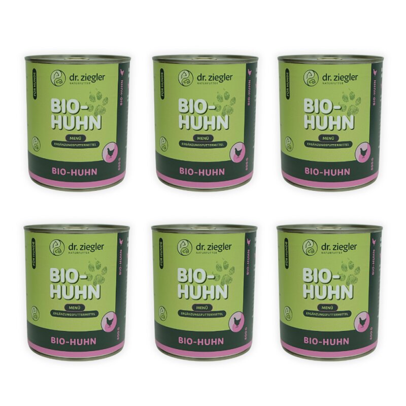 Dr. Ziegler's Bio - Huhn 800 g 6er Tray