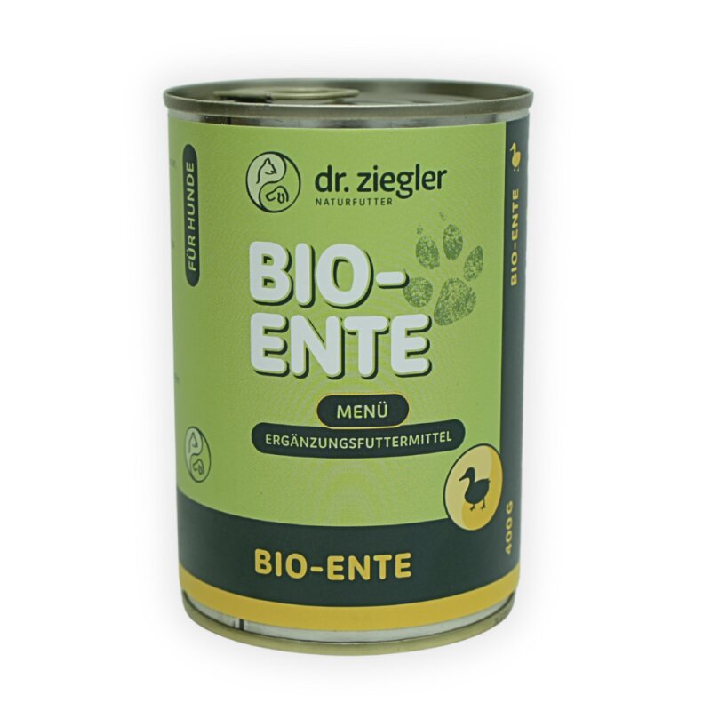 Nassfutter für Hunde Dr. Ziegler´s Bio-Ente 400g