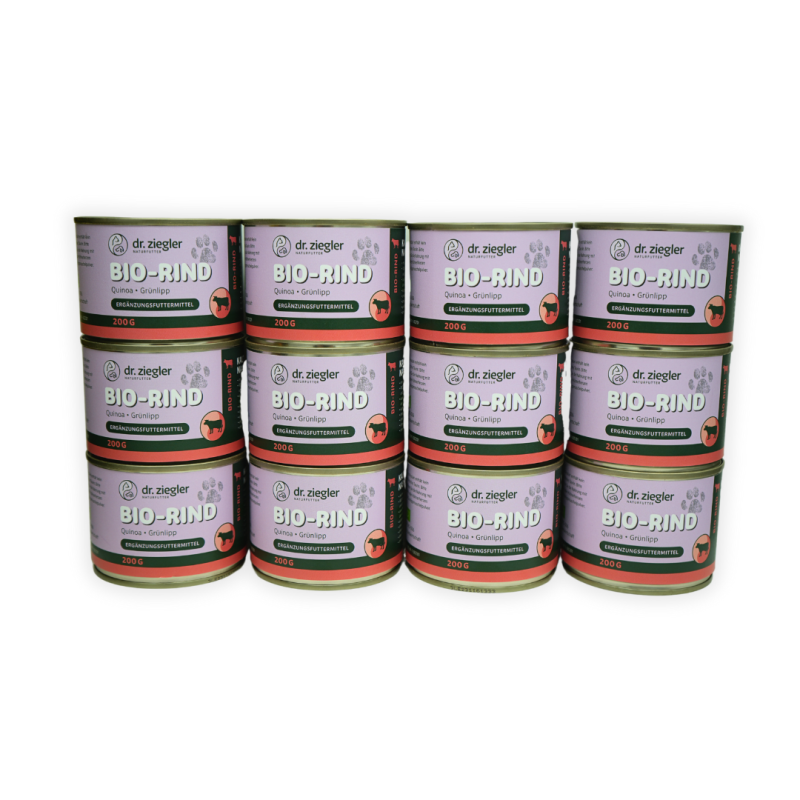 Dr. Ziegler´s Katzenmenü Bio Rind 200g Vorteilspack