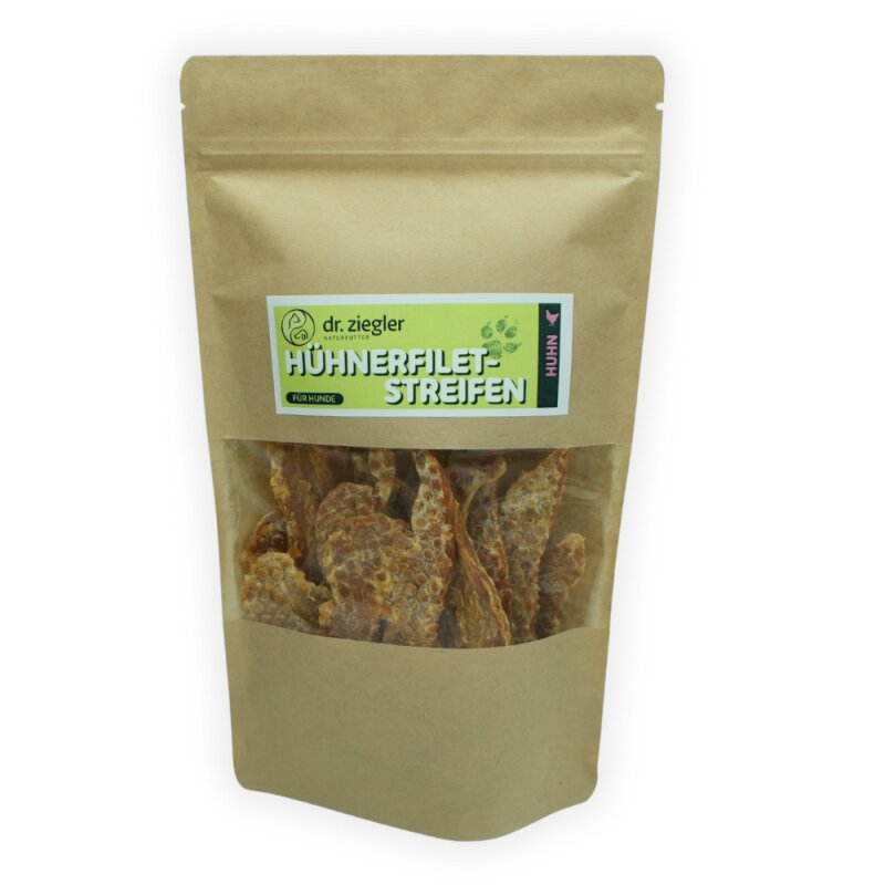 Getr. Hühnerfiletstreifen – Dr. Ziegler Naturfutter