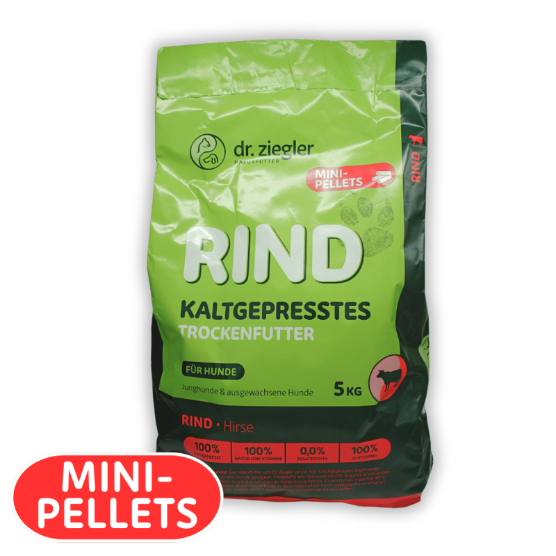 Dr. Ziegler's Rind & Hirse "Mini Pellets" 5 kg