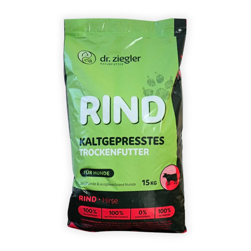 Dr. Ziegler's Rind & Hirse (kaltgepresst) 15 kg